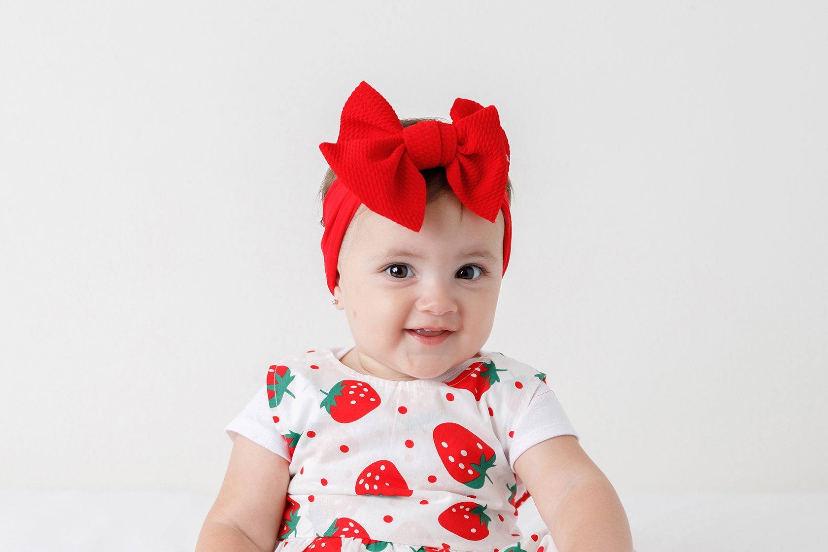 Strawberry Themed 1st Birthday | Riverside Baby Photographer